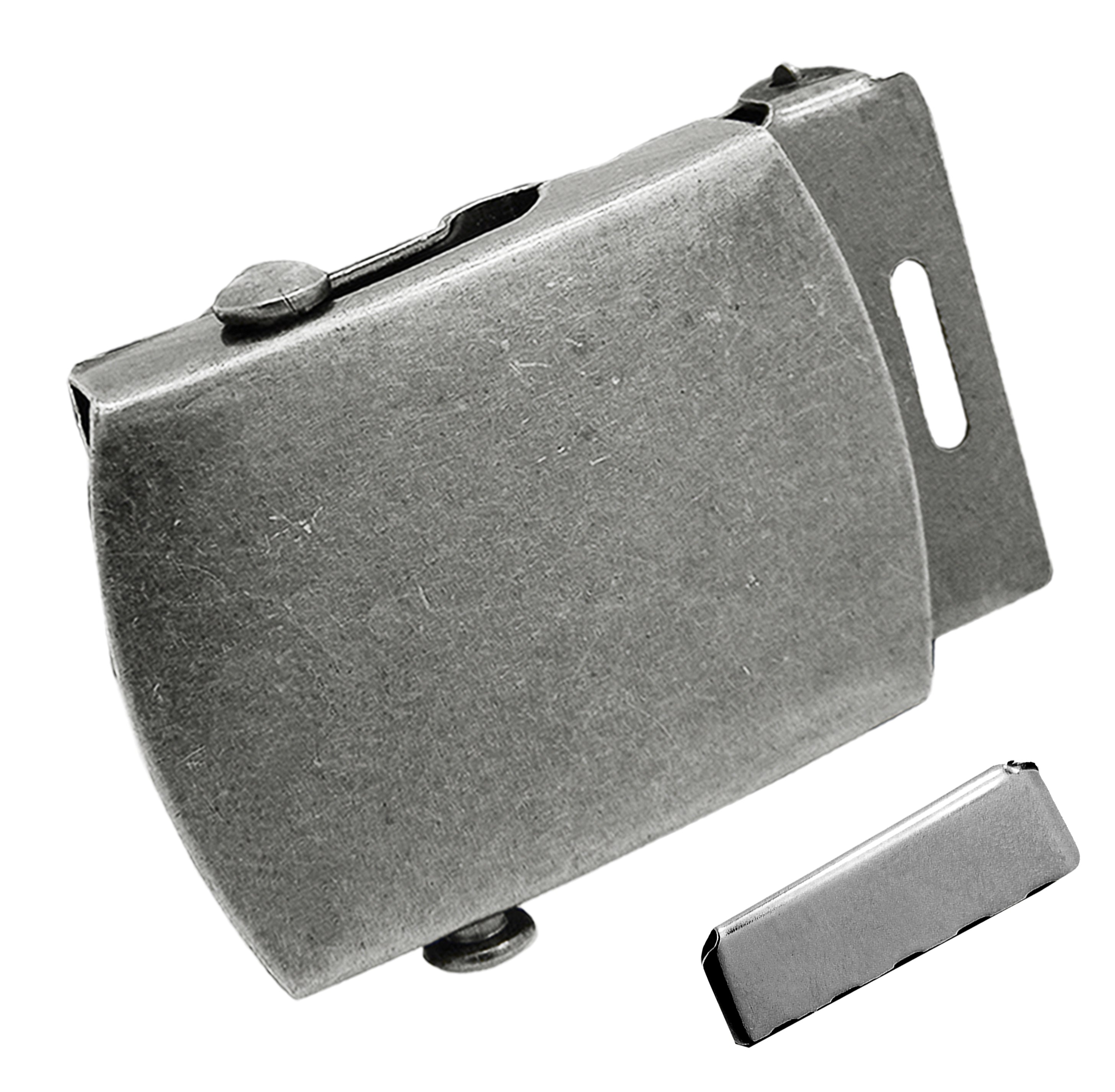 Replacement 1.25" Flip Top and Slider Style Buckles with Matching Belt ...